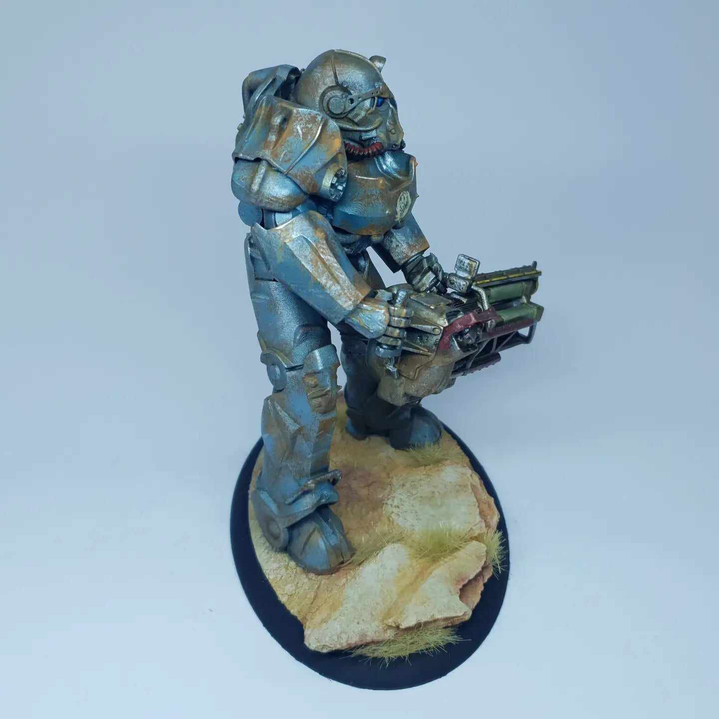 T-60 Power Armor, Fallout, Hand Printed and Painted - Etsy