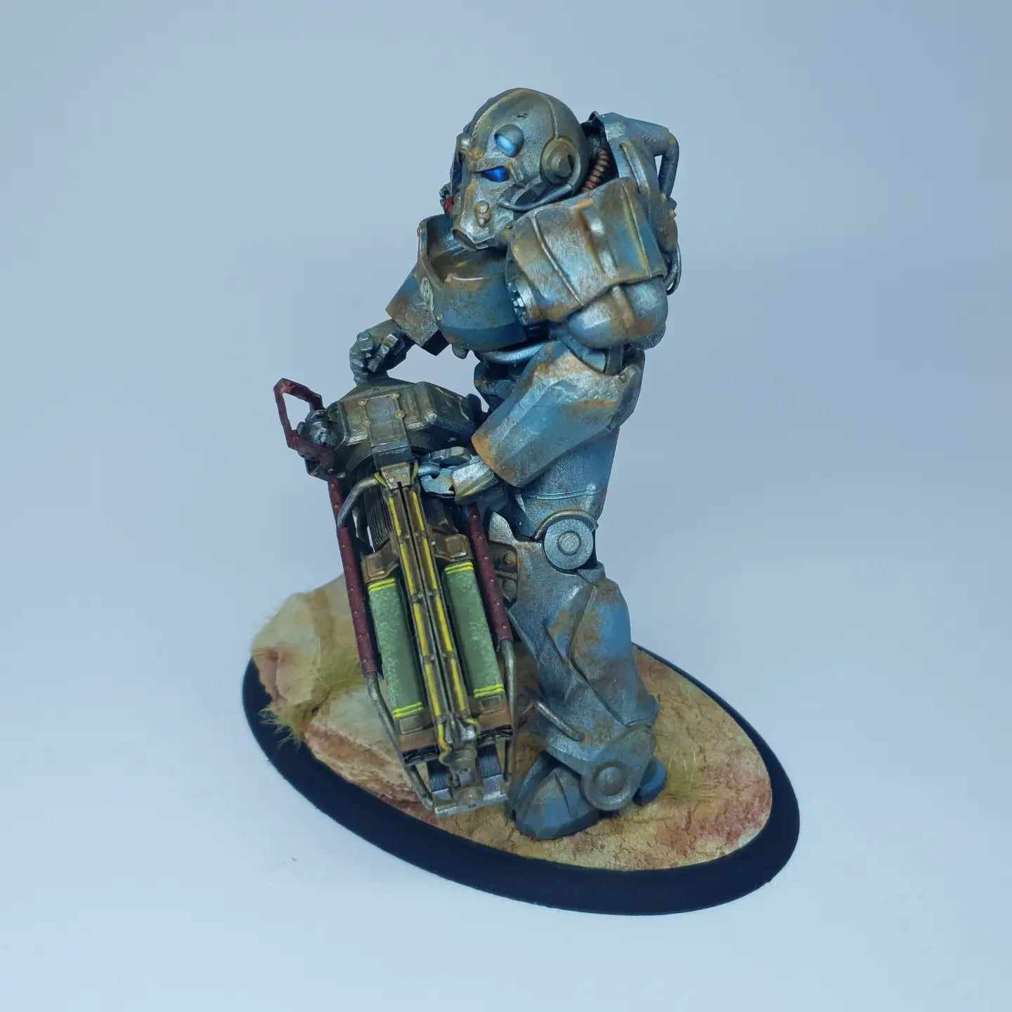 T-60 Power Armor, Fallout, Hand Printed and Painted - Etsy