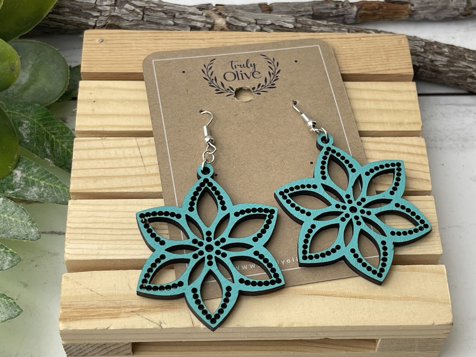 Lightweight Wood Earrings Wooden Earrings for Women Statement Earrings ...