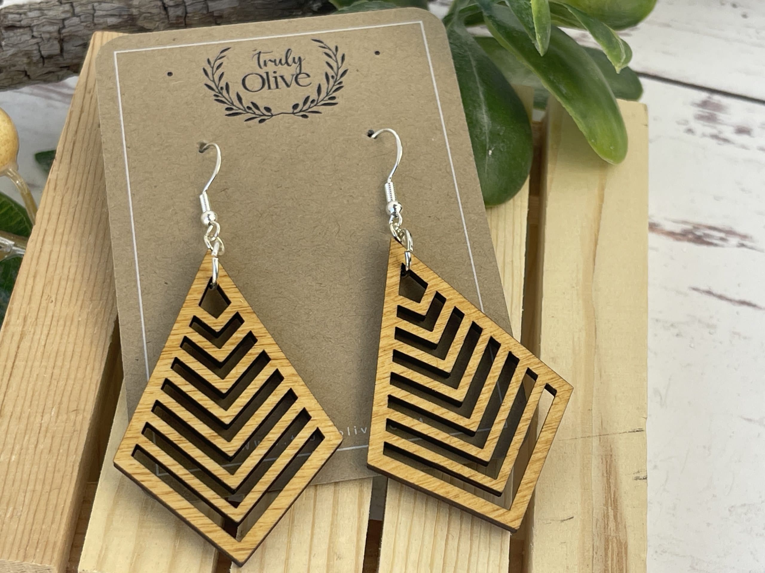 Lightweight Wood Earrings Wooden Earrings for Women Wood Earrings ...