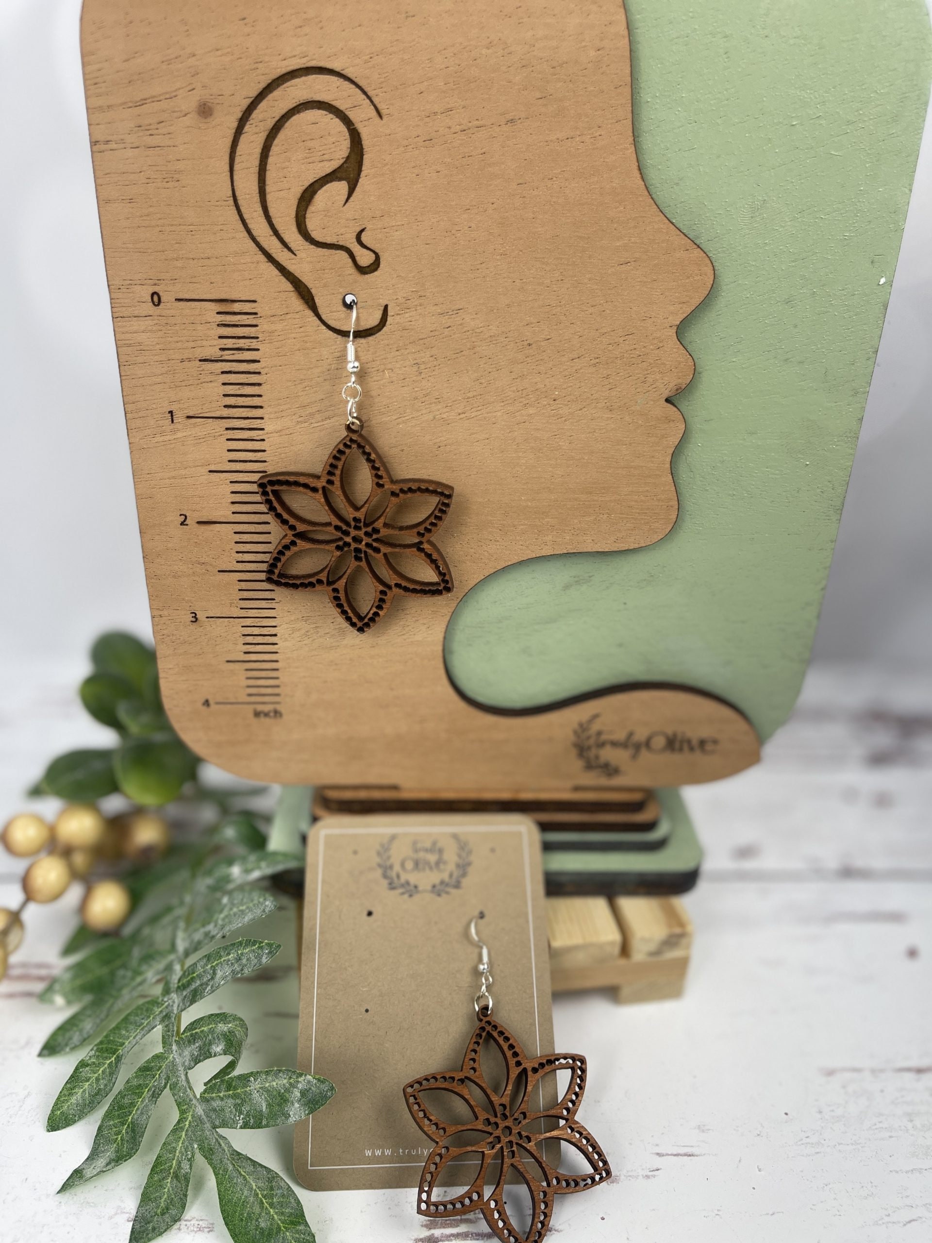 Lightweight Wood Earrings Wooden Earrings for Women Statement Earrings ...
