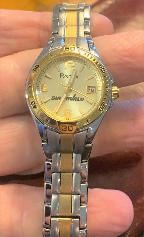 Women's 30mm Two Tone Remix Watch, SUPERVALU Corp Log… - Gem