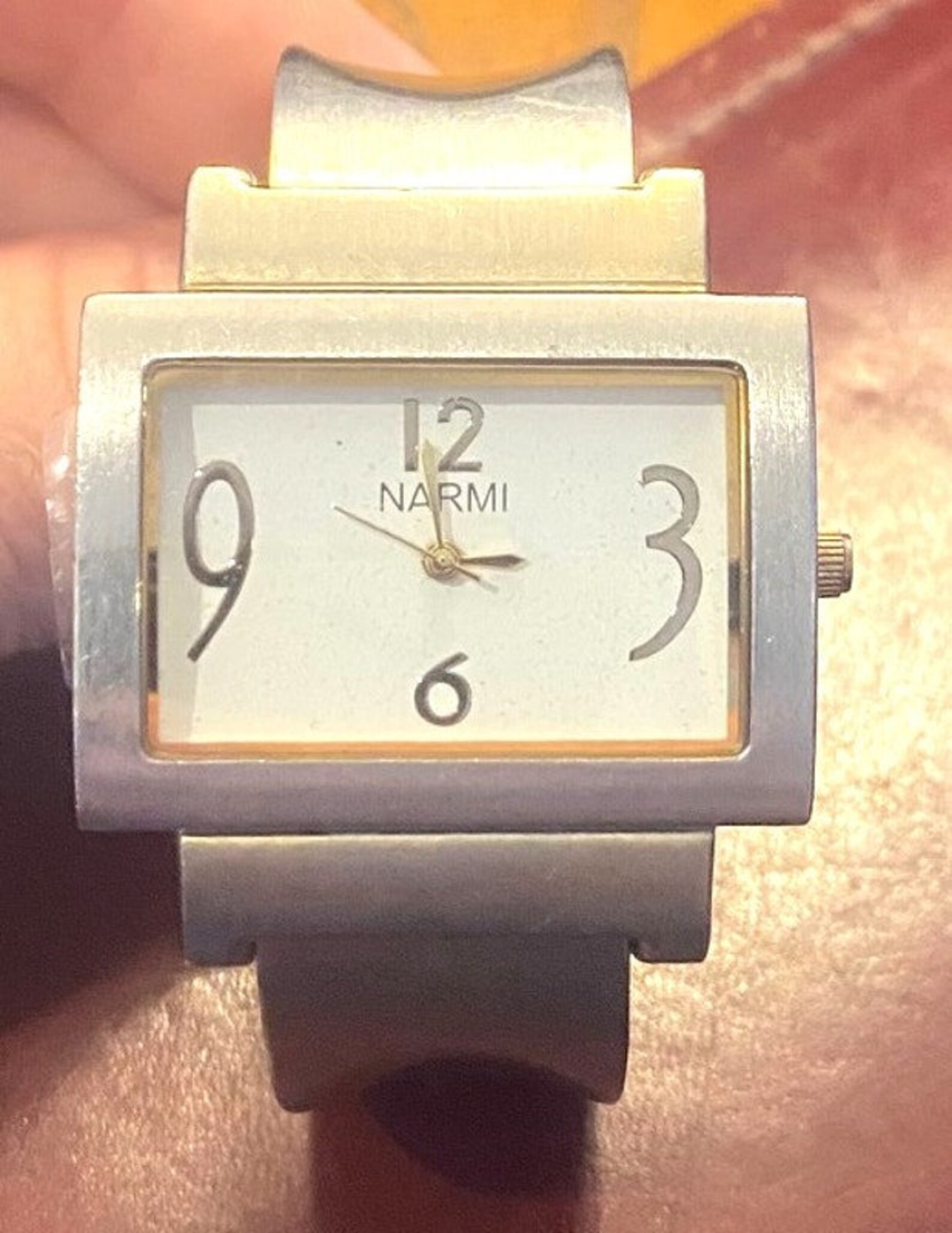 Women's Narmi Watch, Two Tone Bangle Bracelet, New Battery, 2820 - Etsy