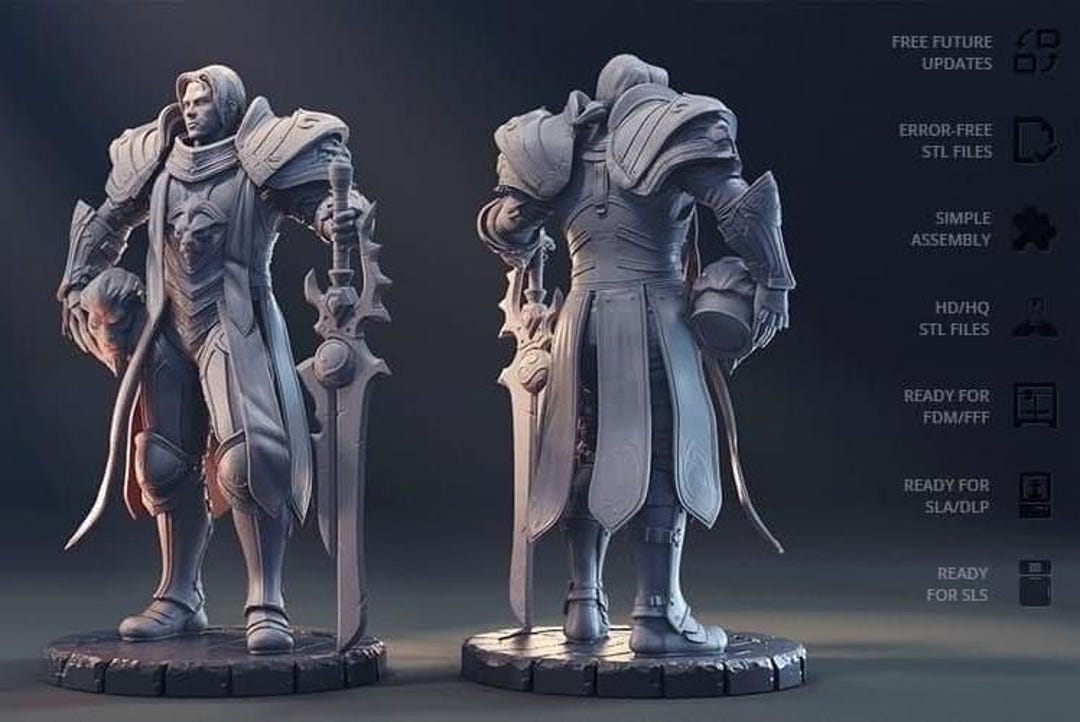 Anduin Wrynn Stl - Etsy