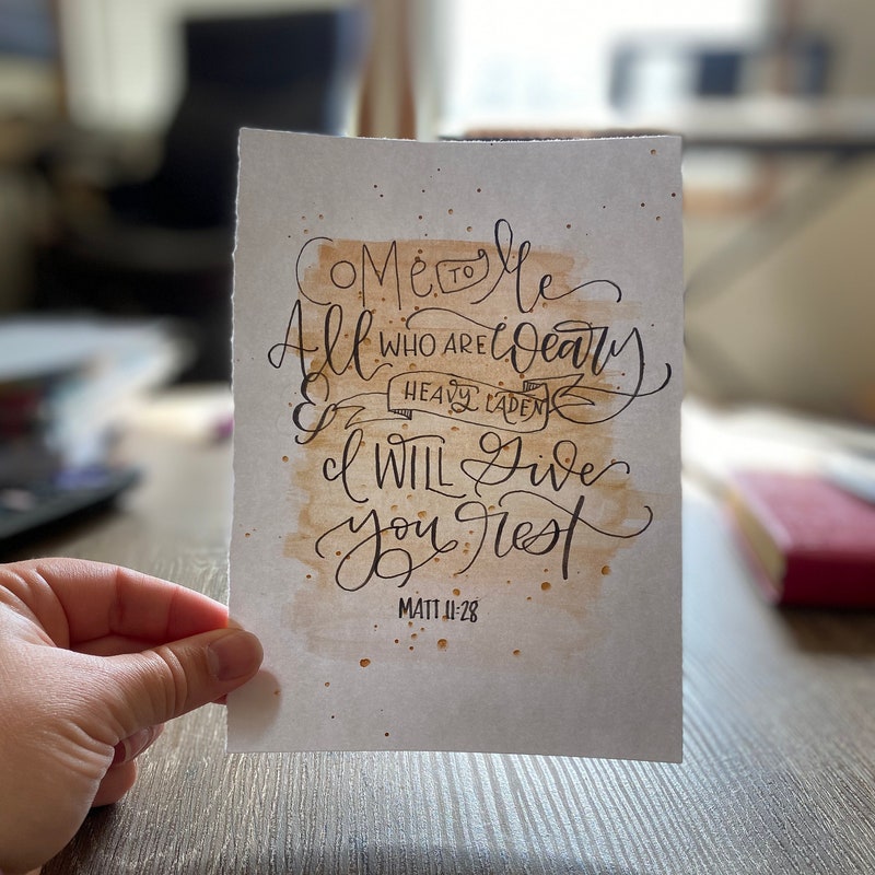 Calligraphy Verses - Etsy