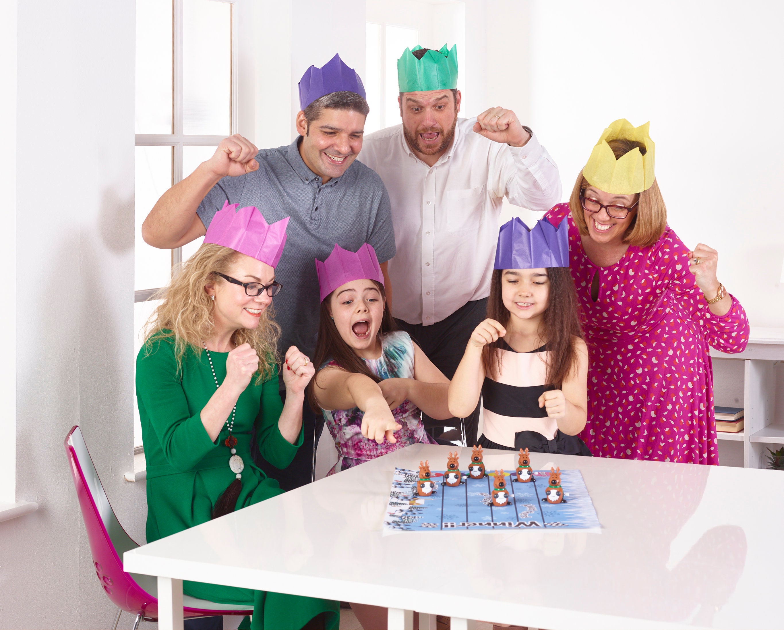 6 X 13" Racing Reindeer Christmas Crackers - Handmade by Robin Reed ...