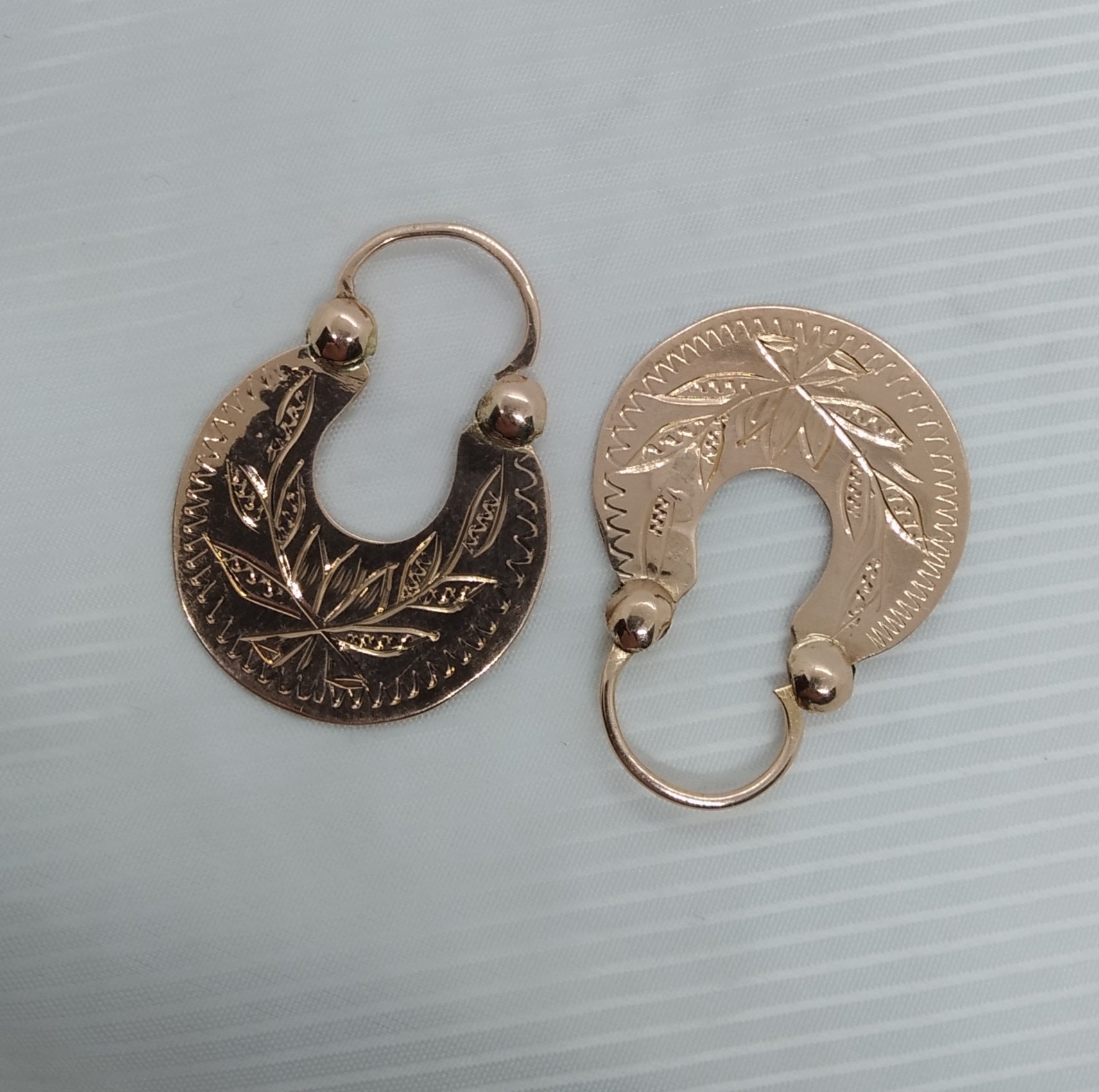 Vintage Women's Earrings "cossack", Gold Earrings, Kalachi, Gold 56 ...