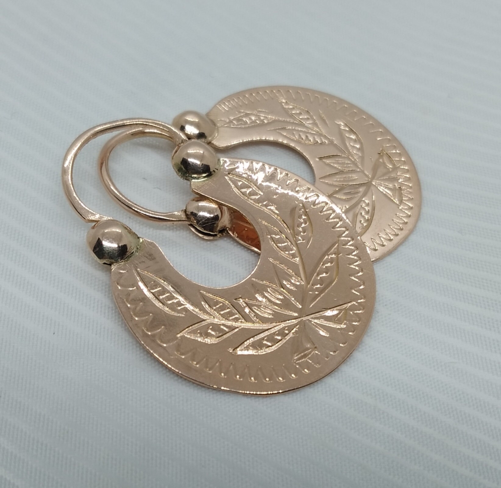 Vintage Women's Earrings "cossack", Gold Earrings, Kalachi, Gold 56 ...