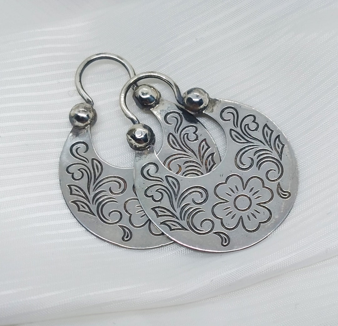 Vintage Women's Earrings "cossack", Silver 925 Standart, Women's ...