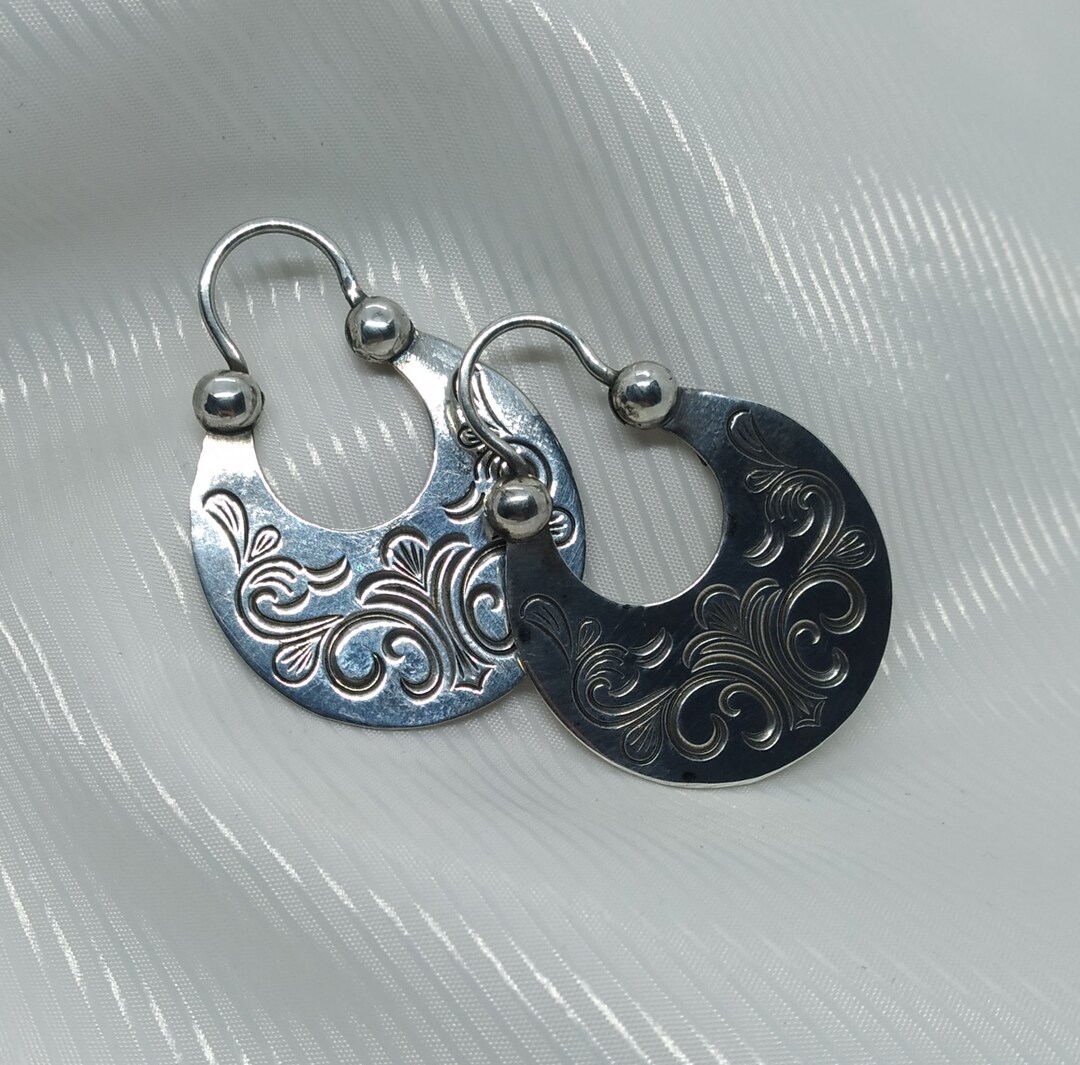 Vintage Women's Earrings "cossack", Silver 925 Standard, Women's ...
