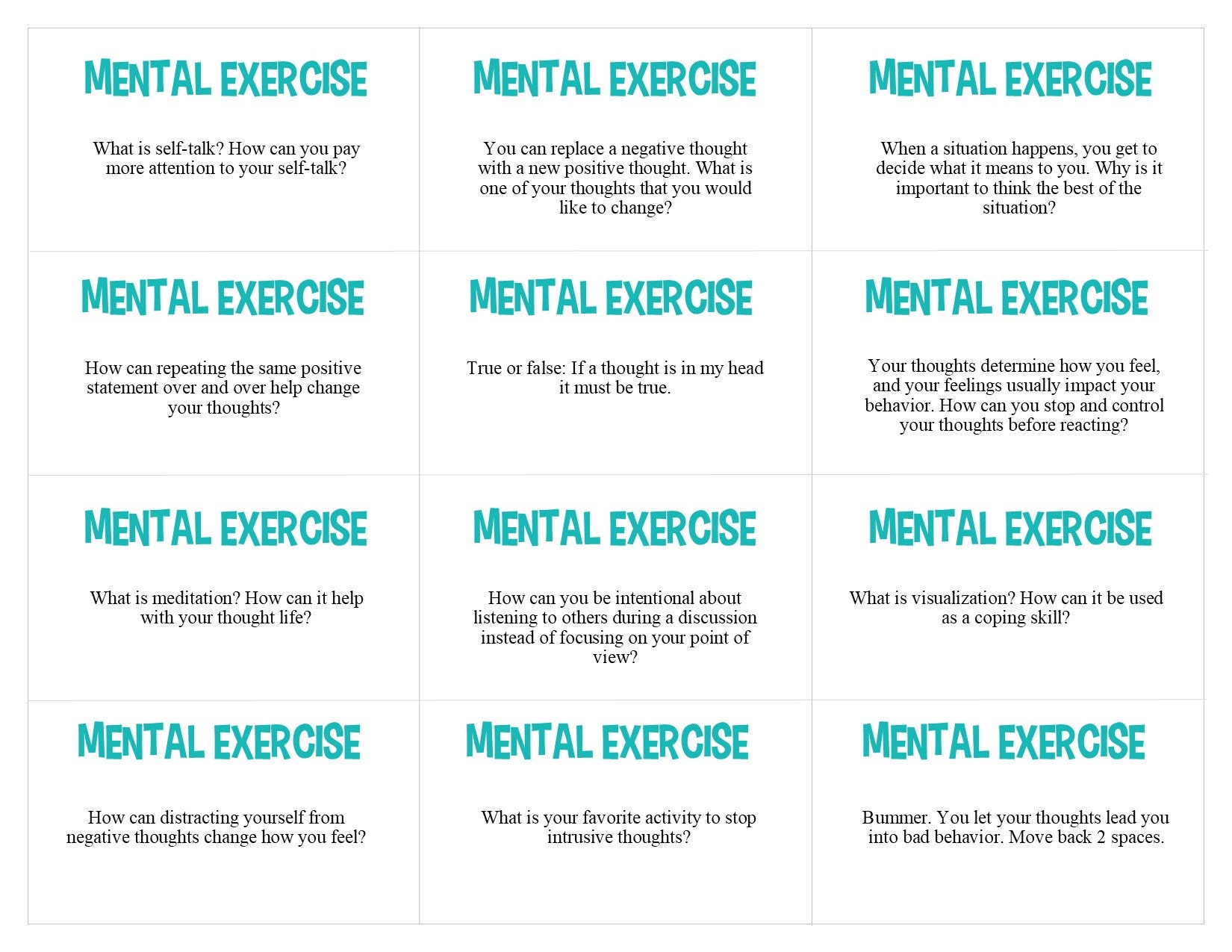 Train Your Brain: A Cognitive Behavioral Counseling Game - PDF Download ...