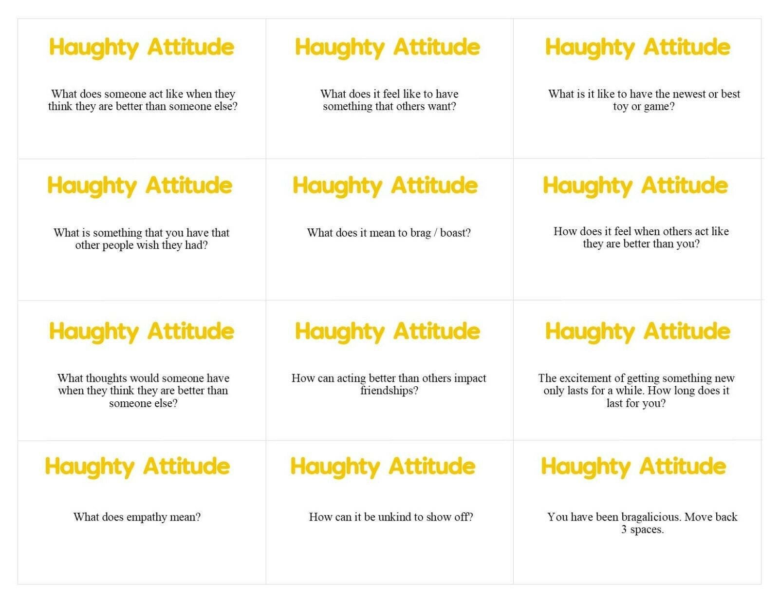 The Comparison Game: the Game You Can Never Win, Counseling Game - Etsy