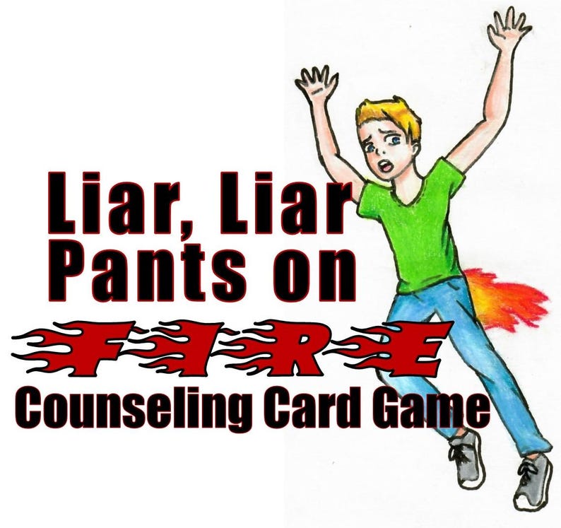 Liar, Liar Pants on Fire CBT Counseling Game - Etsy