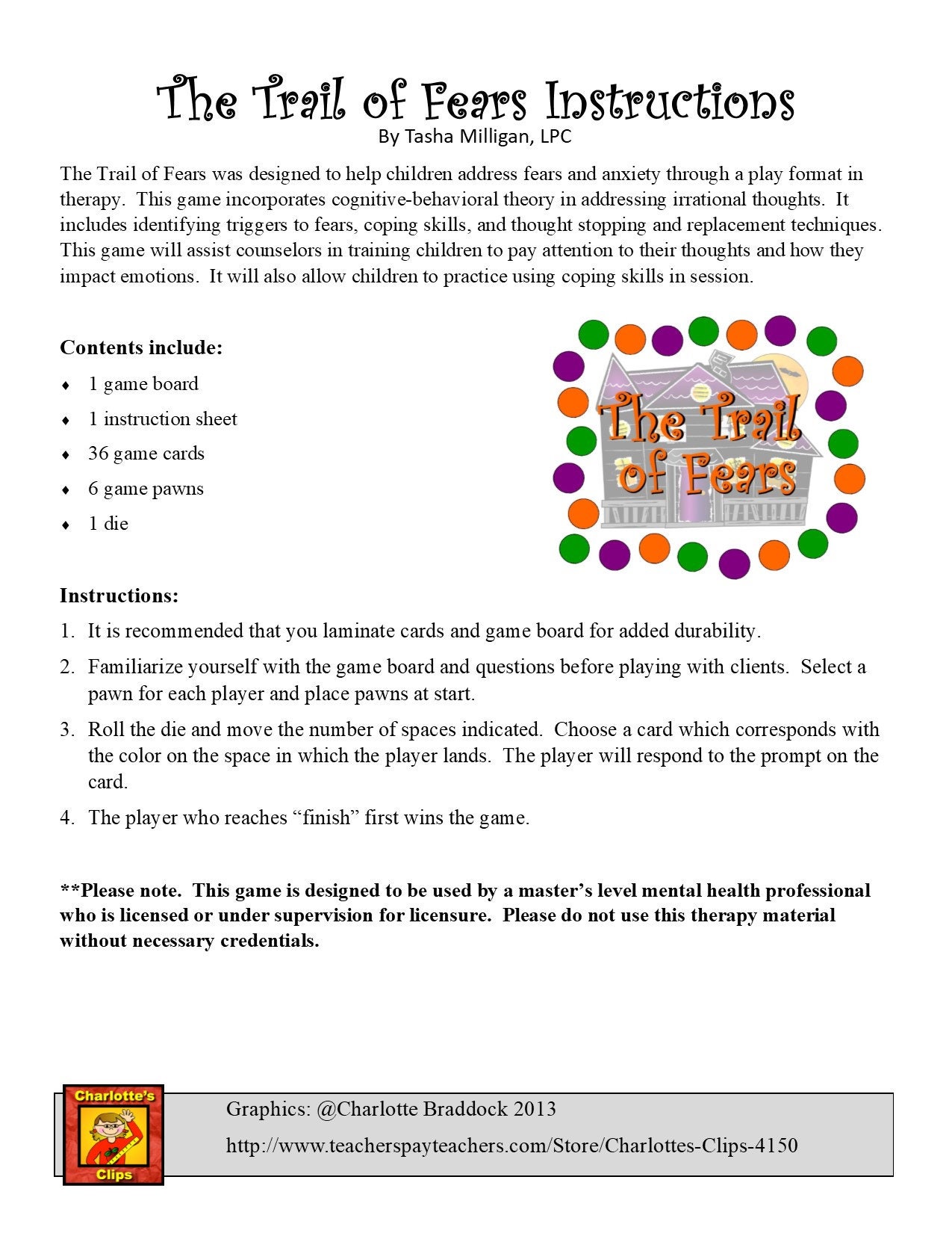 The Trail of Fears: A Counseling Game for Anxiety, Fears, and Phobias ...