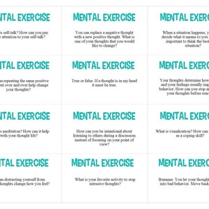 Train Your Brain: A Cognitive Behavioral Counseling Game - Etsy