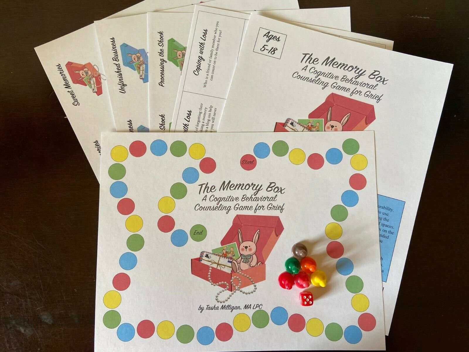 The Memory Box CBT Counseling Game for Grief and Loss - Etsy