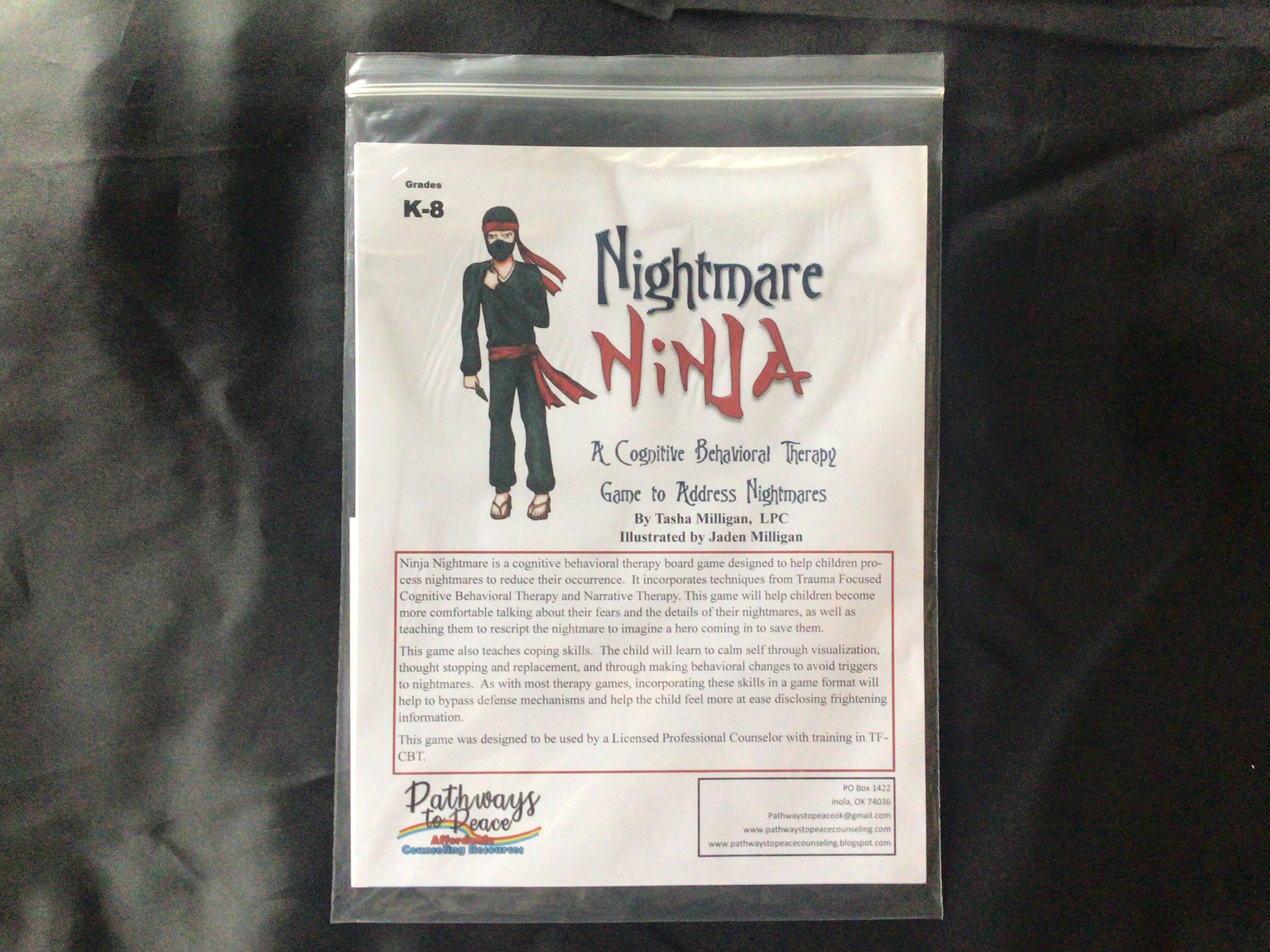 Nightmare Ninja: A Cognitive Behavioral Counseling Game to Address ...