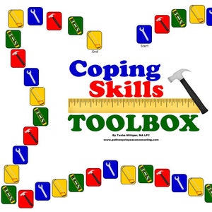 Coping Skills Toolbox: A CBT Counseling Game - Telehealth Version - Etsy