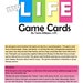 My Life Game Cards - Turn the Game of Life Into a Counseling Game - Etsy