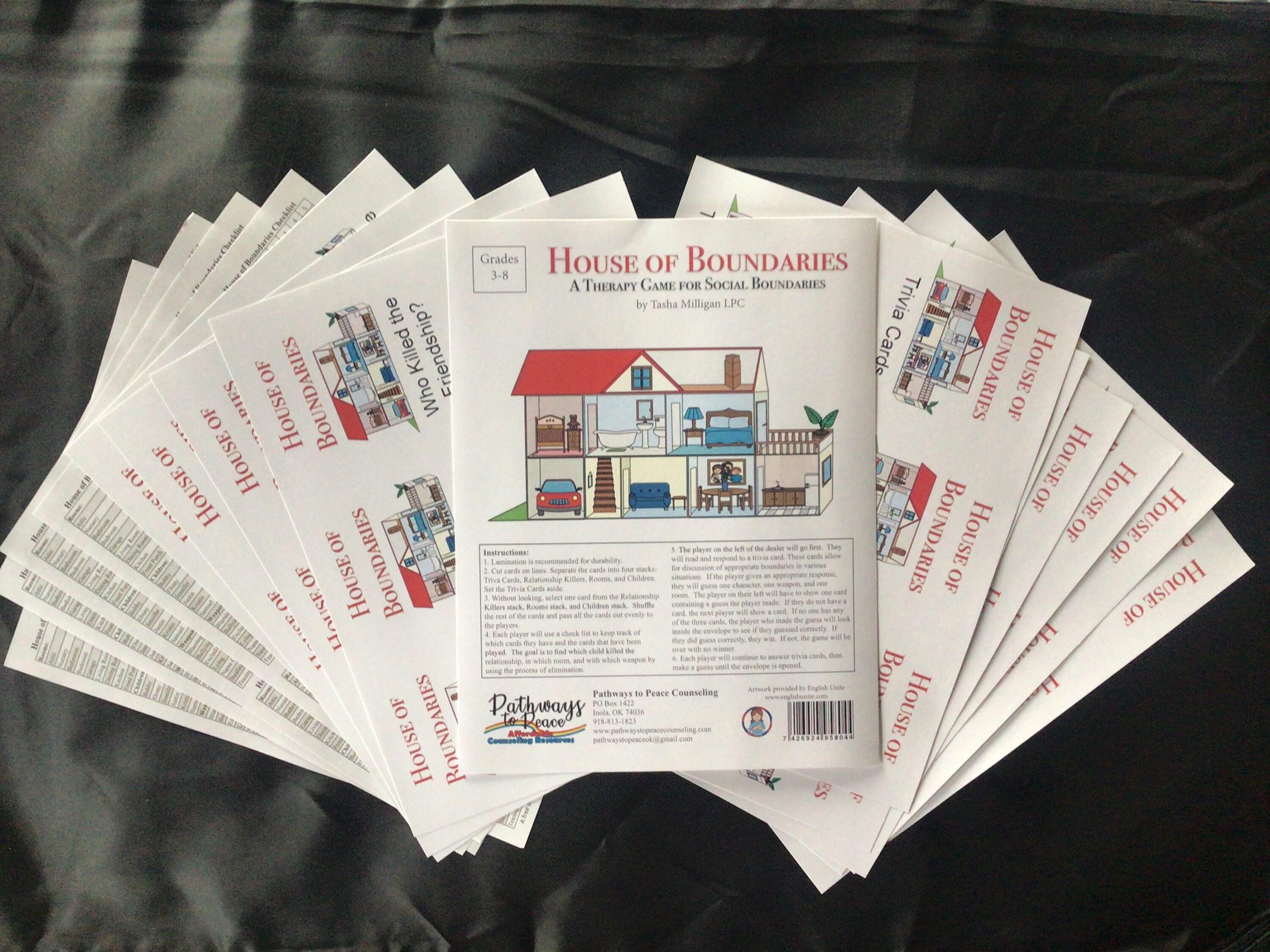 House of Boundaries Therapy Game for Setting Healthy Social Boundaries ...