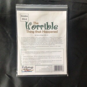 The Horrible Thing That Happened, CBT Counseling Game, Trauma, Grief - Etsy