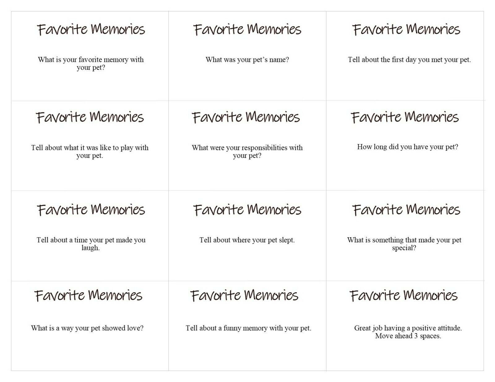 Remembering Sparky: A Counseling Game to Process the Loss of A - Etsy