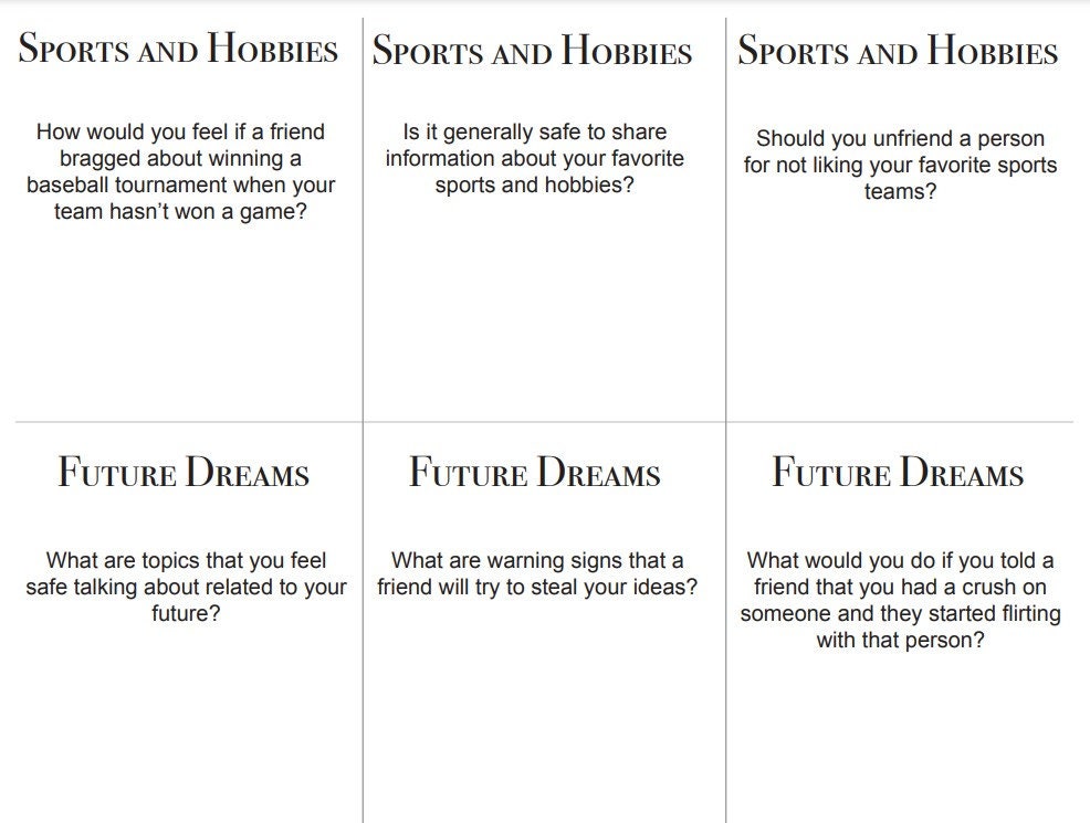 House of Boundaries: A Counseling Card Game PDF Download - Etsy