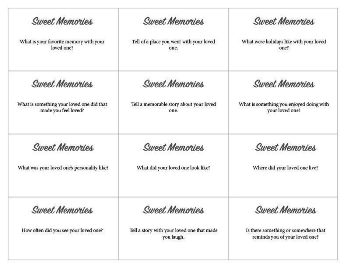 The Memory Box CBT Counseling Game for Grief and Loss - Etsy