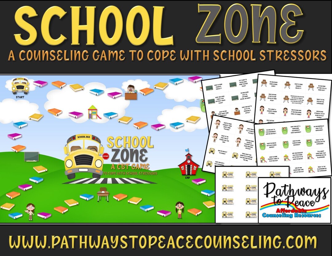 School Zone: A Counseling Game to Help Children Cope With School ...