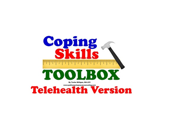 Coping Skills Toolbox: A CBT Counseling Game Telehealth | Etsy
