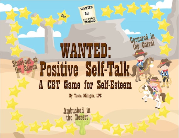 Wanted: Positive Self Talk A CBT Game to Improve Self-esteem - Etsy