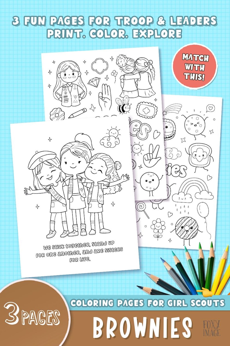 Daisy Troop Printable Coloring Pages – Meeting & Learning Activities ...