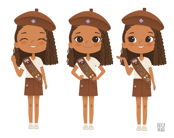 Girl Scout Brownies Clipart