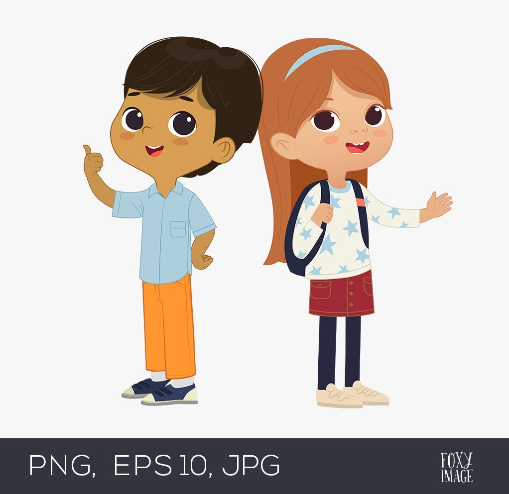 School Boy And Girl Clipart Png Gallery