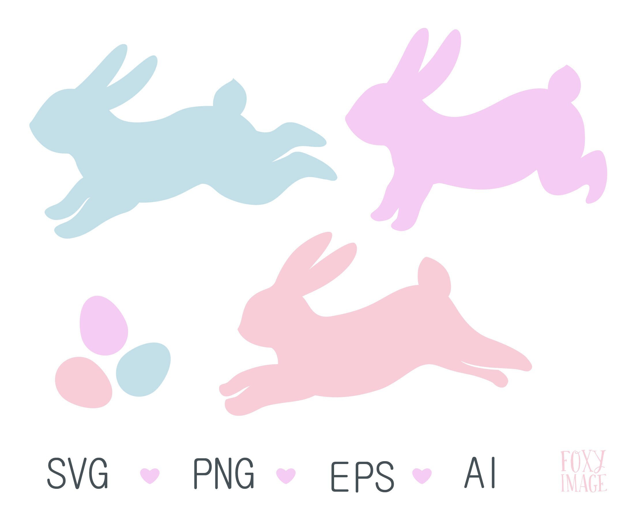 Easter Bunny Svg, Easter Svg, Rabbit Svg, Bunny Rabbit Svg, Cricut and ...
