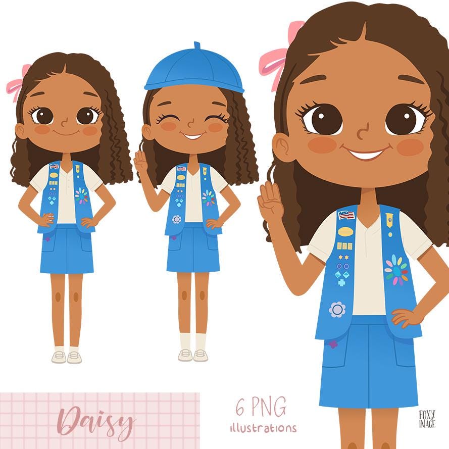 Daisy Clip Art, Daisy Scout Graphics, PNG Clip Art, Daisy Troop, Sash ...