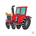 Red Tractor Clipart Tractor PNG Instant Digital Download - Etsy