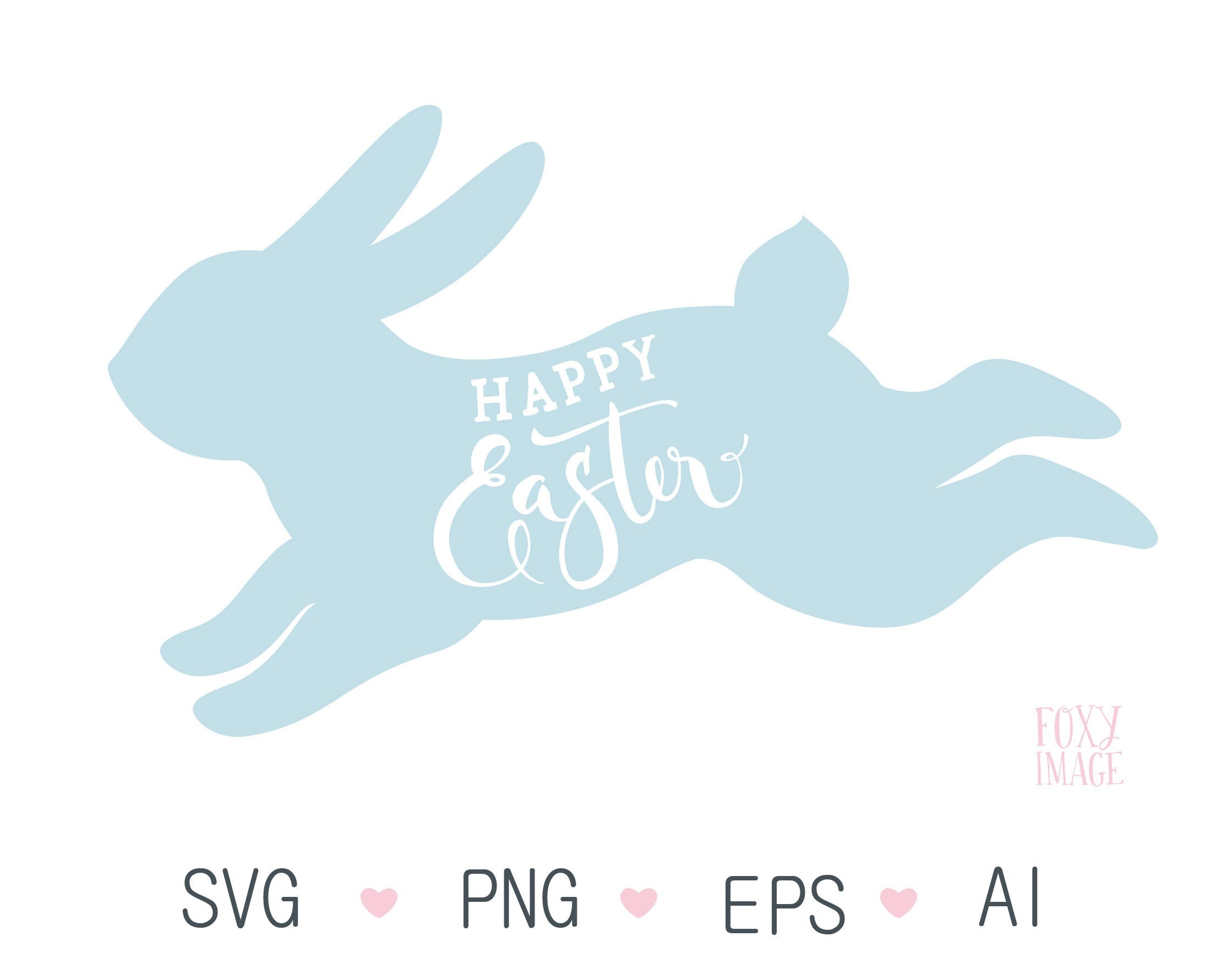 Easter Bunny Svg, Easter Svg, Rabbit Svg, Bunny Rabbit Svg, Cricut and ...