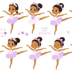 Ballerina Clipart, Lilac Tutu, Ballerina PNG Clipart, Violet Dress ...