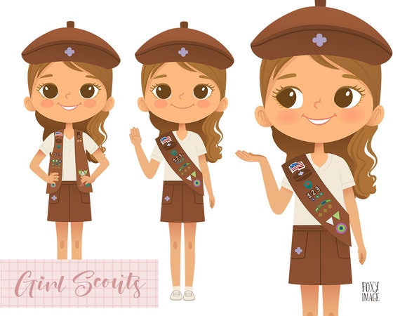Brownies Girl Scouts Clip Art