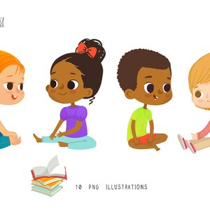 Kids Clip Art , Boy and Girl PNG, School Friends, Multicultural ...