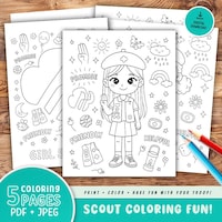 2025-2026 Daisy Girl Scout Badge Tracker: Printable Checklist (instant ...