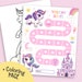 Printable Unicorn Reward Chart, Unicorn Behavior Chart, Toddler ...