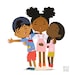 Best Friends, Kids Hugs, School Kids PNG, Hugs PNG Clipart, African ...