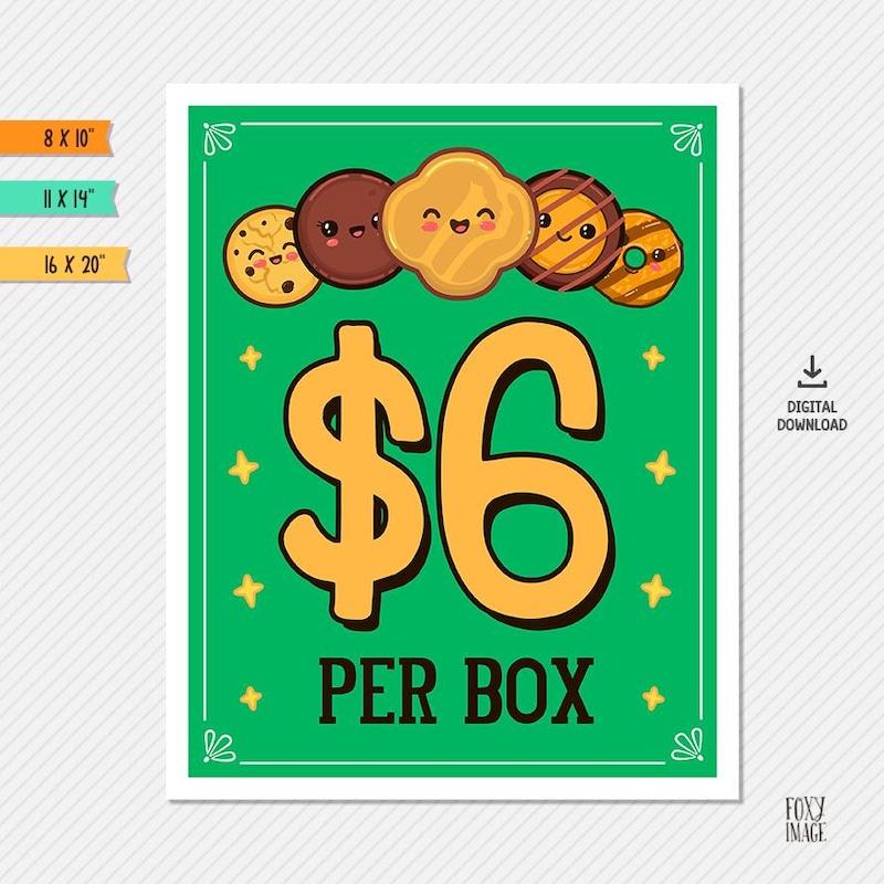 Cookie Booth Sign - Etsy