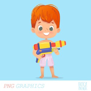 Pool Party Boys Happy Birthday Boys Pool Party Clipart Swim - Etsy