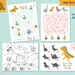 Printable Dinosaur Reward Chart, Dinosaur Behavior Chart, Toddler ...