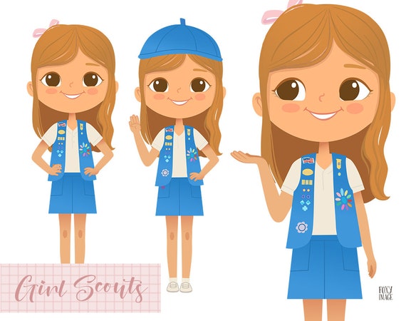 Girl Scout Daisy Flower Clip Art
