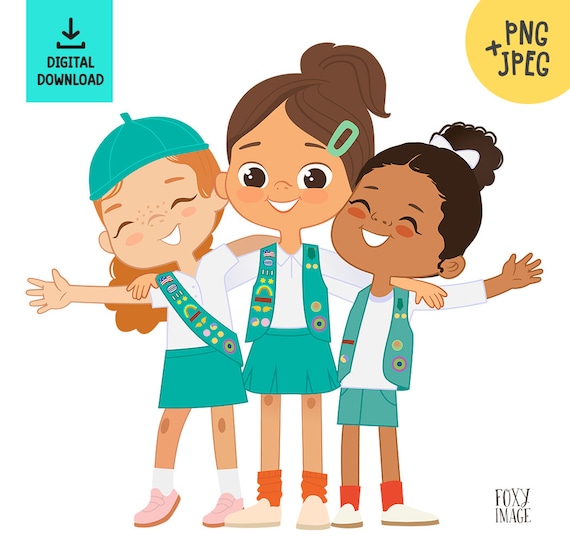 Girl Scout Clip Art Graphics Girl Scouts Camping Clipart, Campground,