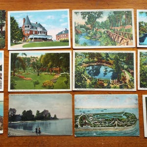 HUGE Lot of 344 Old Antique Assorted OHIO POSTCARDS Findlay Dayton ...